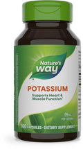 Nature's Way potassium supplement capsules