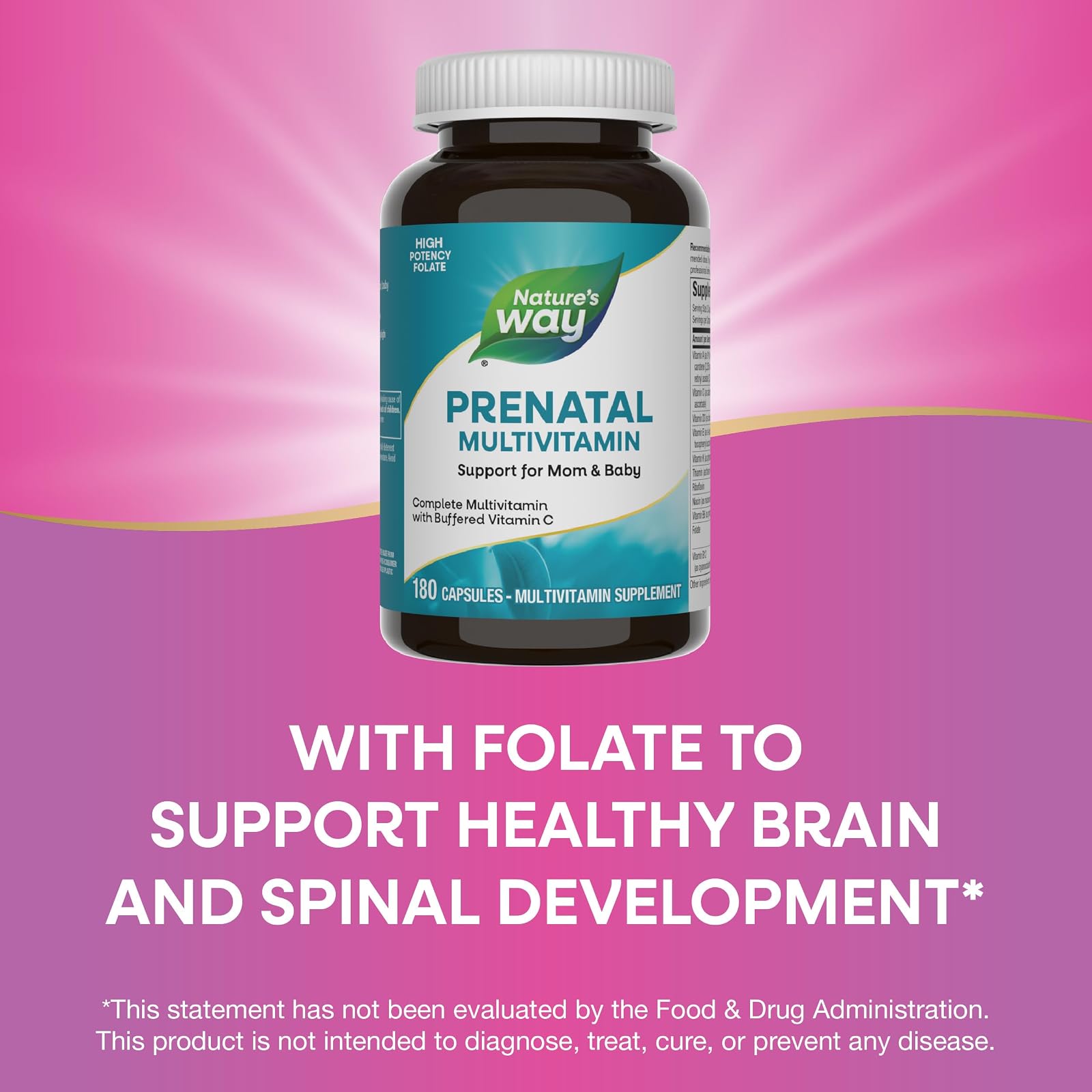 Nature's Way prenatal vitamins for fetal development