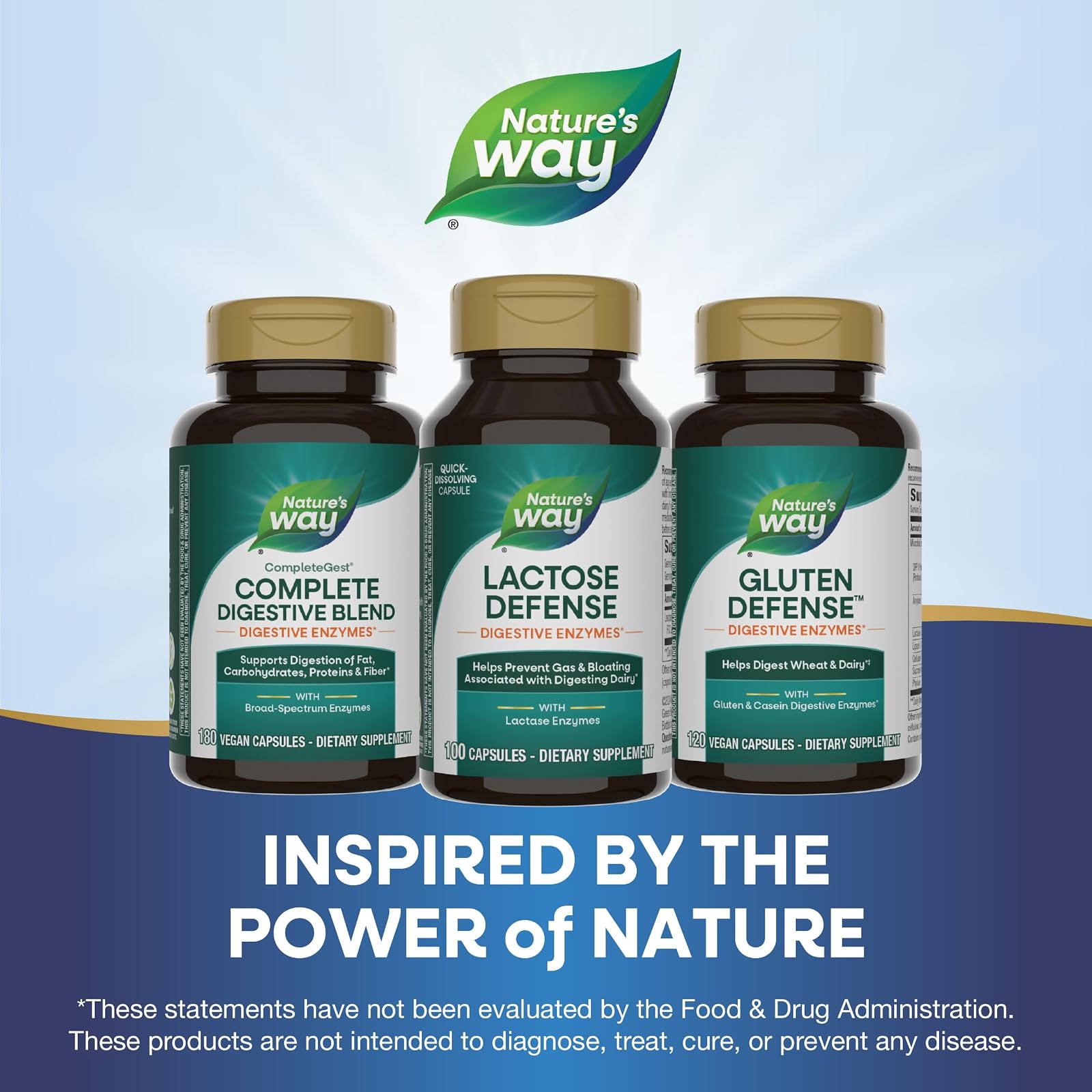 Nature's Way probiotics and digestive enzymes