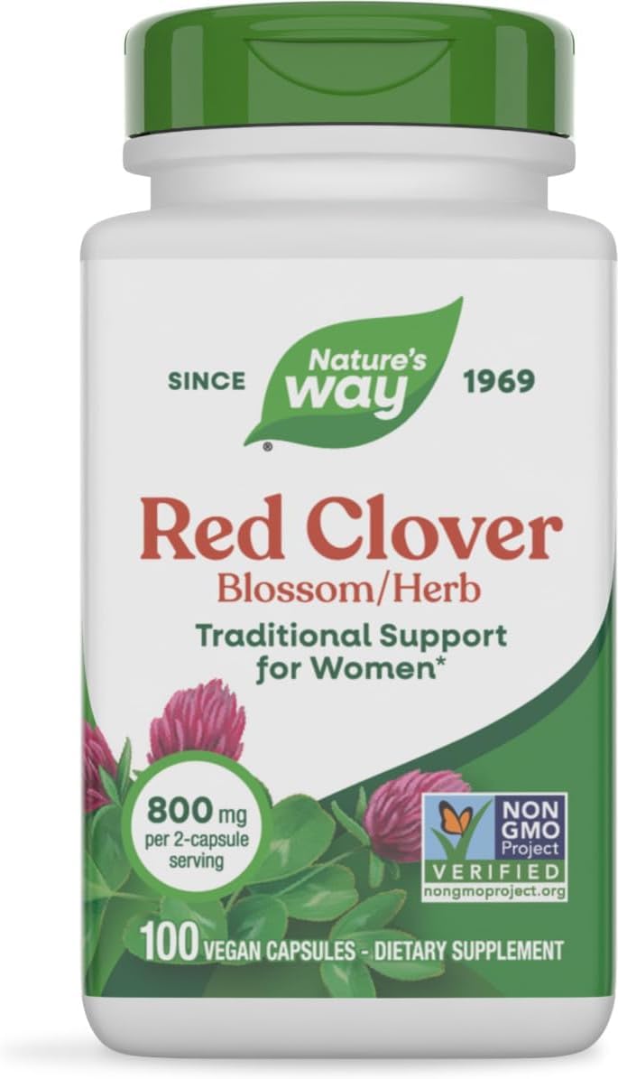 Nature's Way Red Clover Blossoms benefits