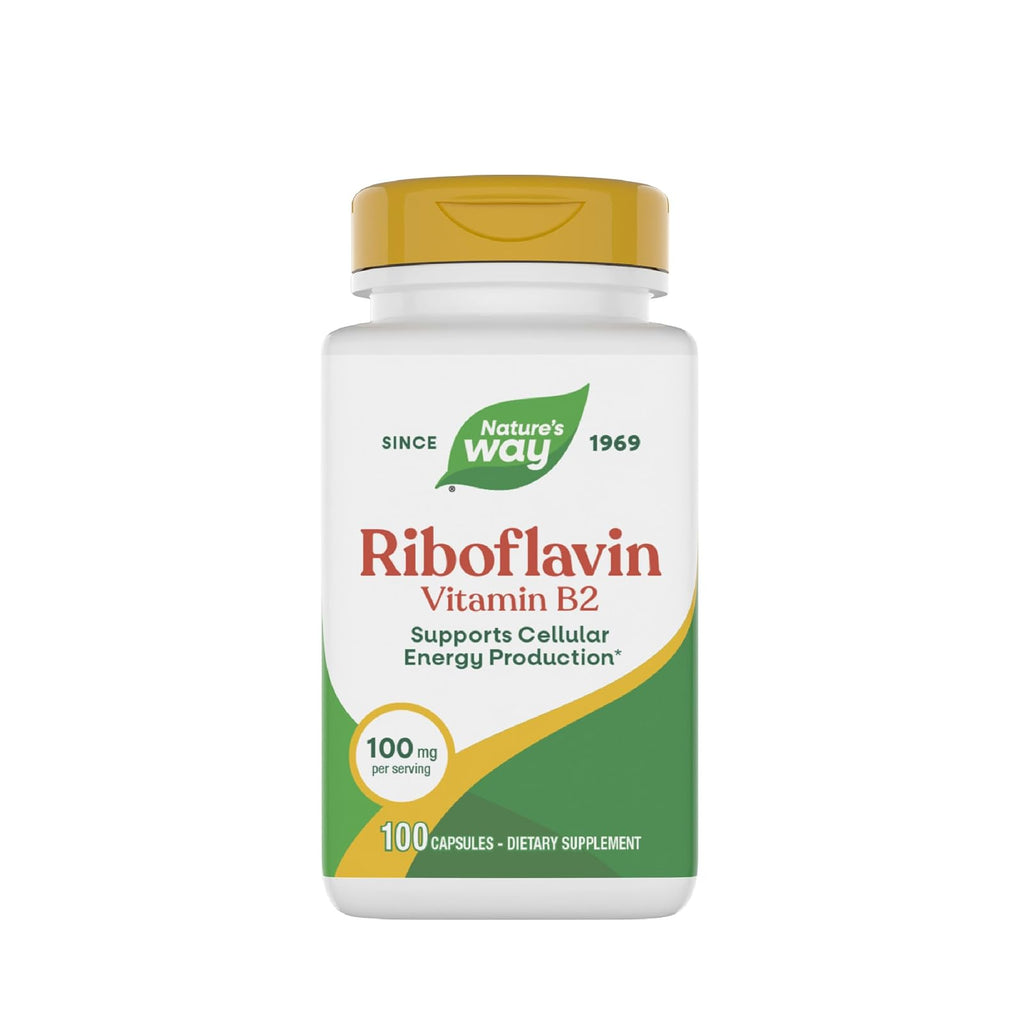 Nature's Way Riboflavin 100 mg capsules