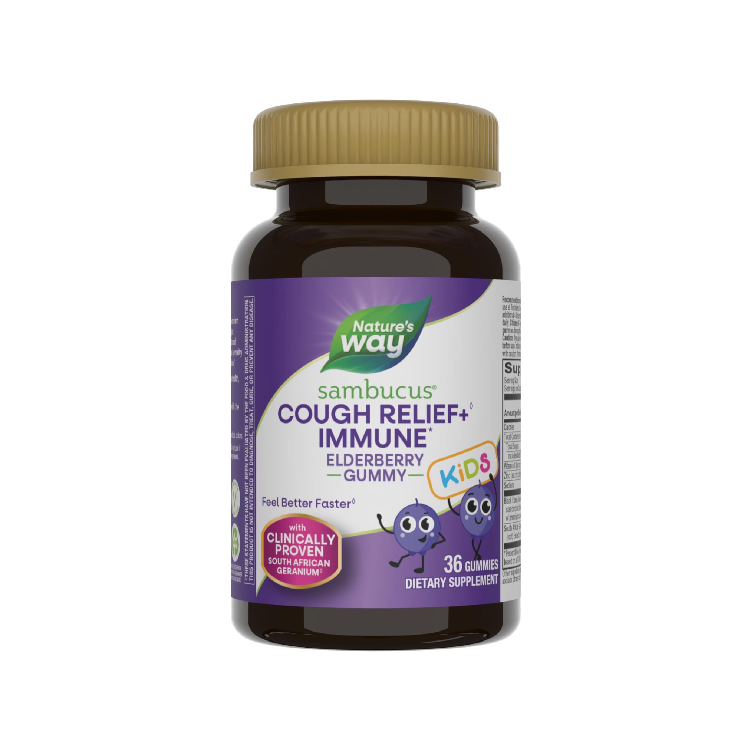 Nature's Way Sambucus kids cold & flu relief