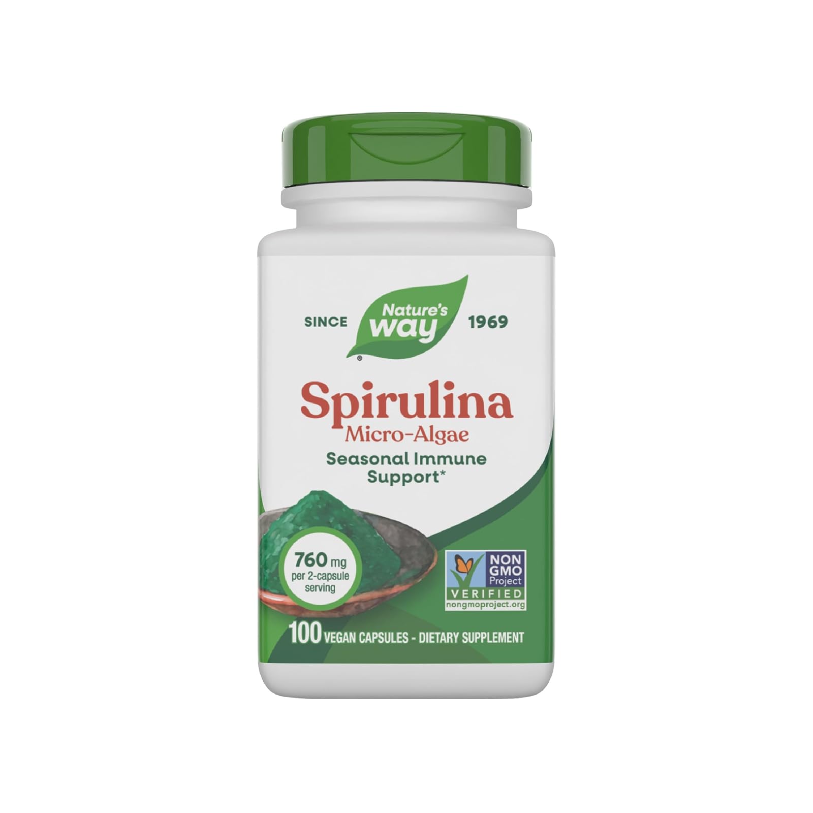 Nature's Way spirulina multivitamins for energy