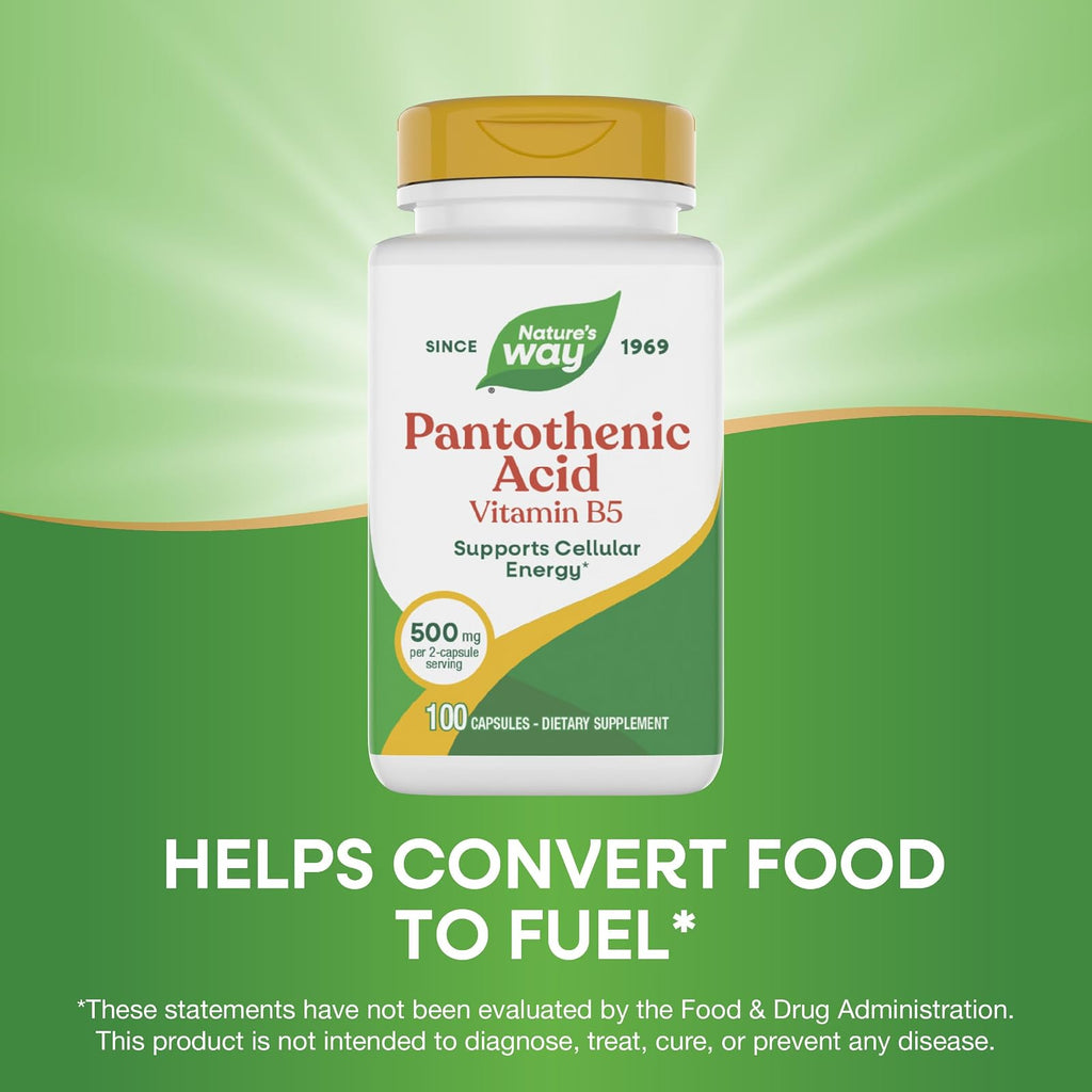 Nature's Way Vitamin B5 supplement