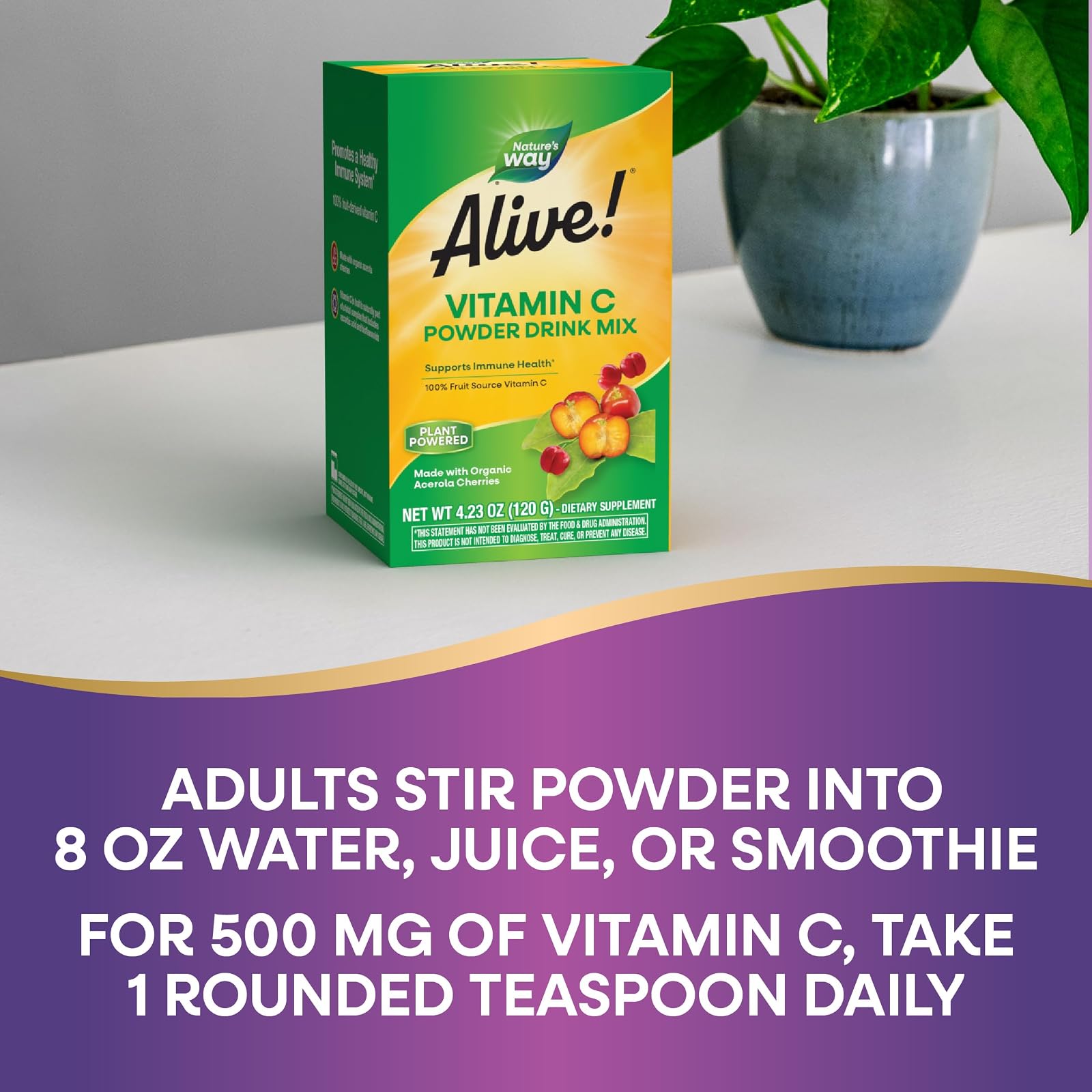 Nature's Way vitamin C for energy boost