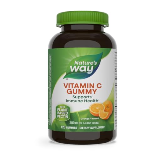 Nature's Way vitamin C gummies orange
