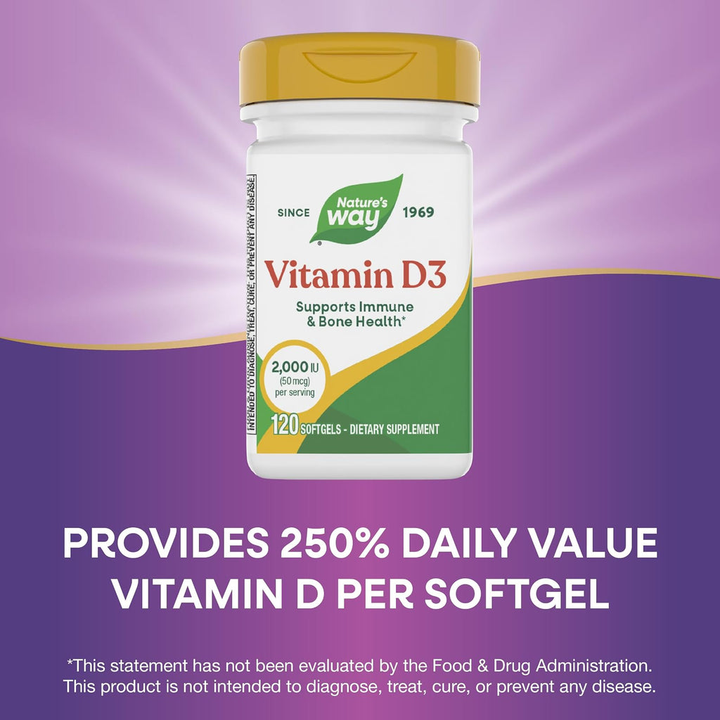 Nature's Way Vitamin D3 for bone health