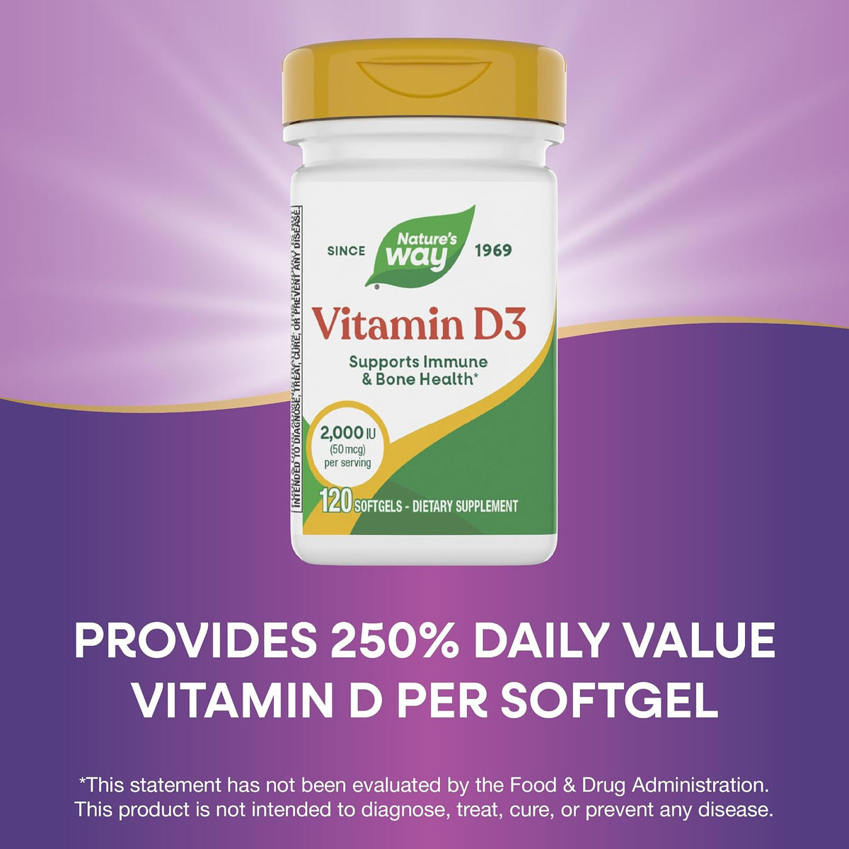 Nature's Way Vitamin D3 for bone health