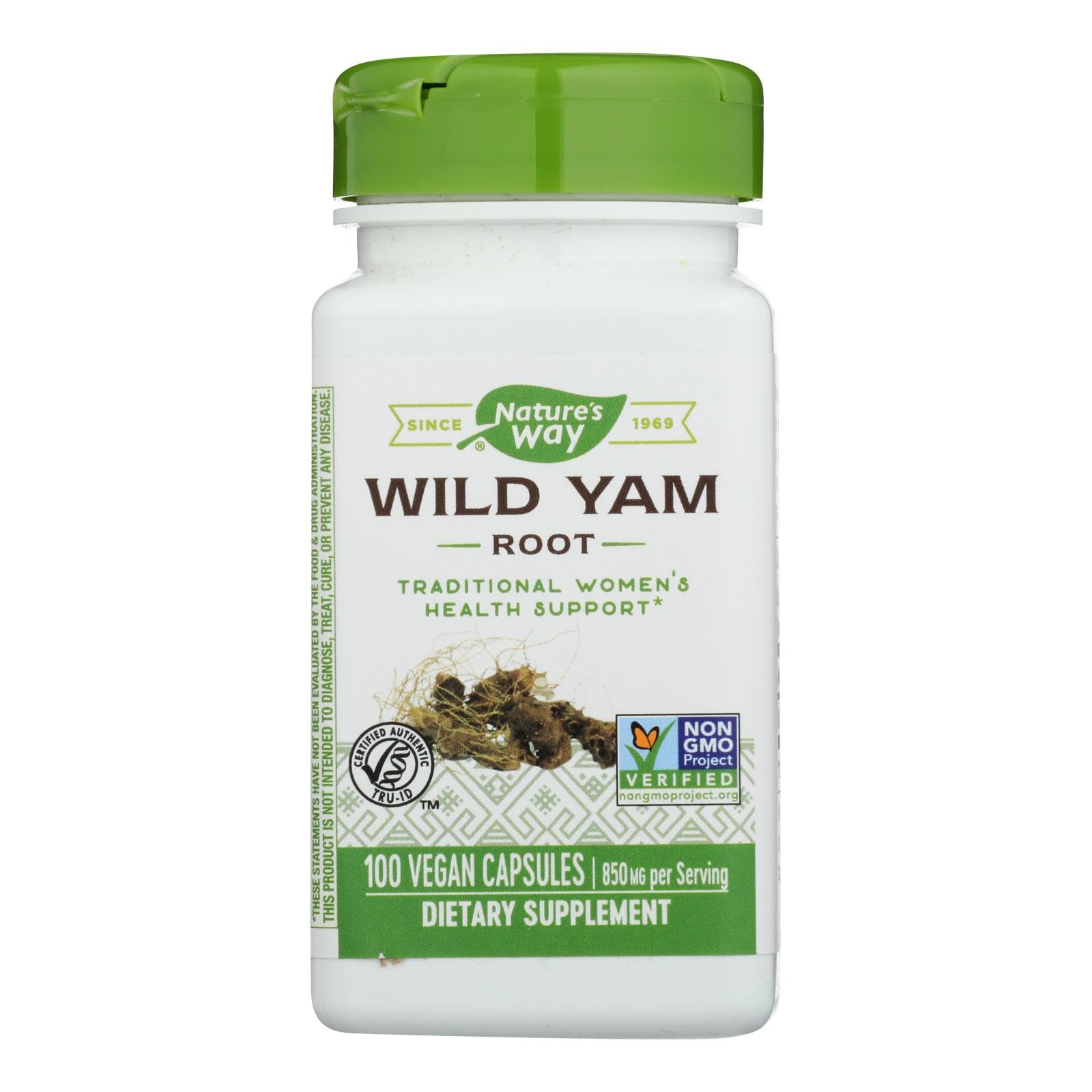 Nature's Way Wild Yam herbal supplements for women