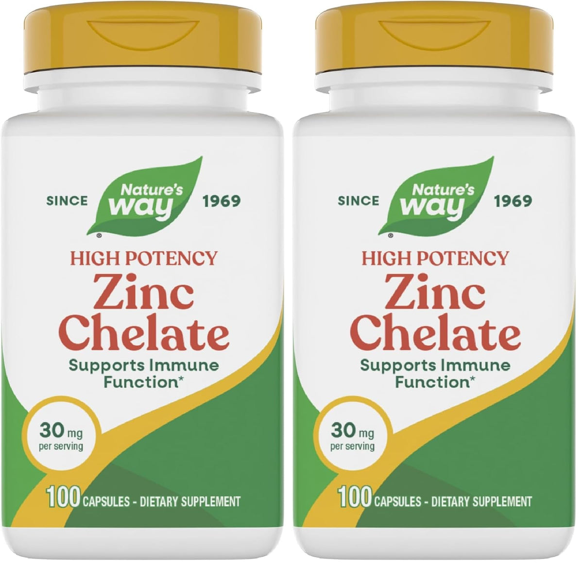 Nature's Way Zinc Chelate capsules