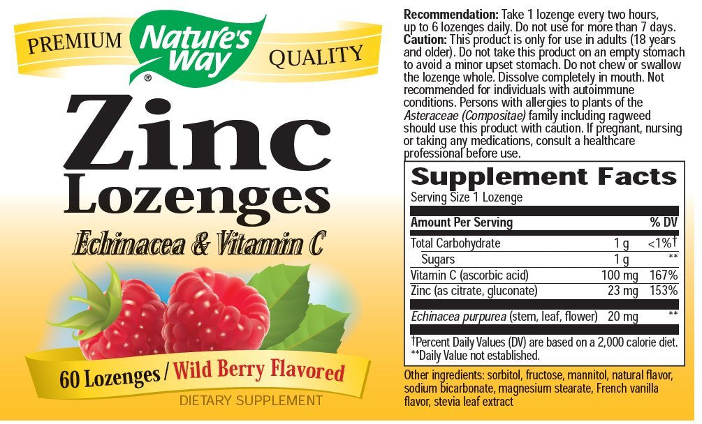 Nature's Way Zinc for wellness support