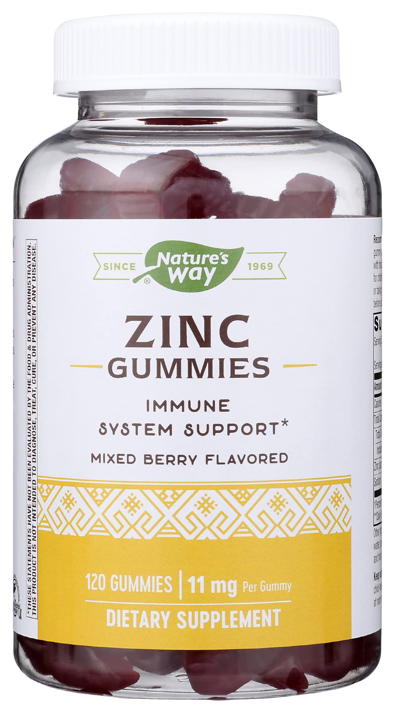 Nature's Way zinc gummies for immunity