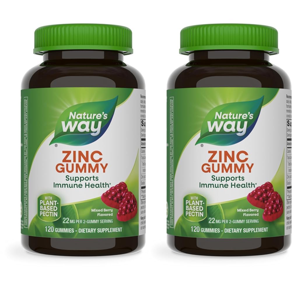 Nature's Way zinc gummies for immunity