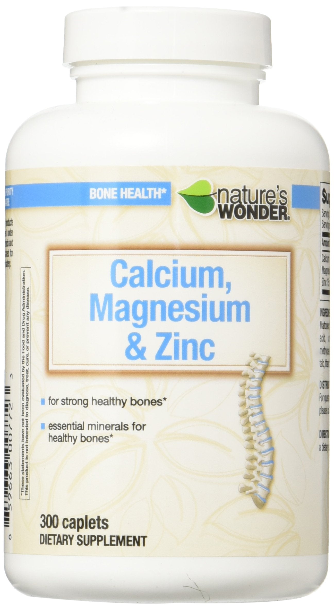 Nature's Wonder calcium magnesium supplement