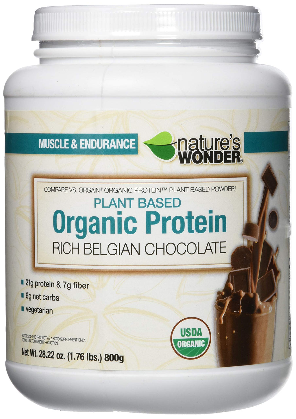 Nature's Wonder protein powder for smoothies