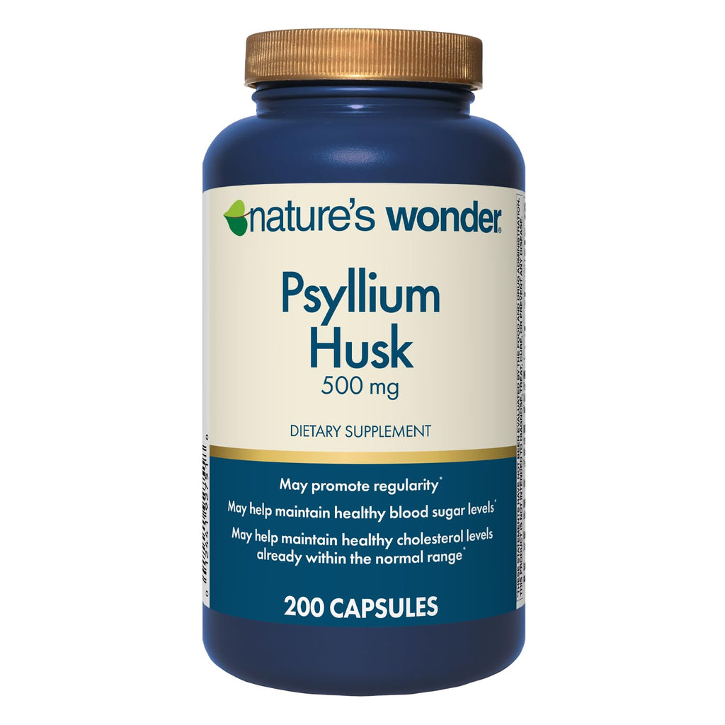 nature's wonder psyllium husk capsules