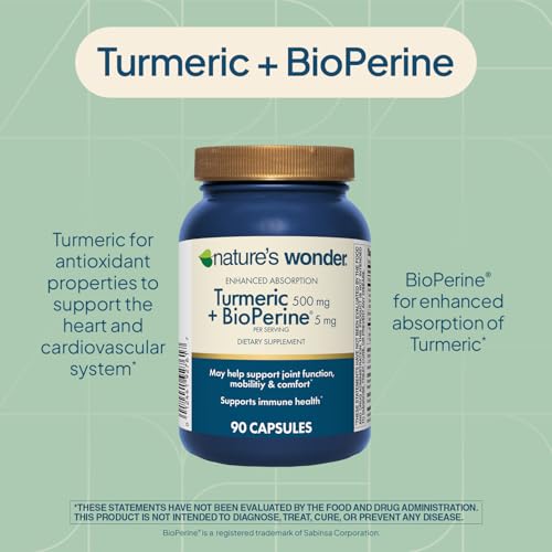 Nature's Wonder turmeric for enhanced mobility