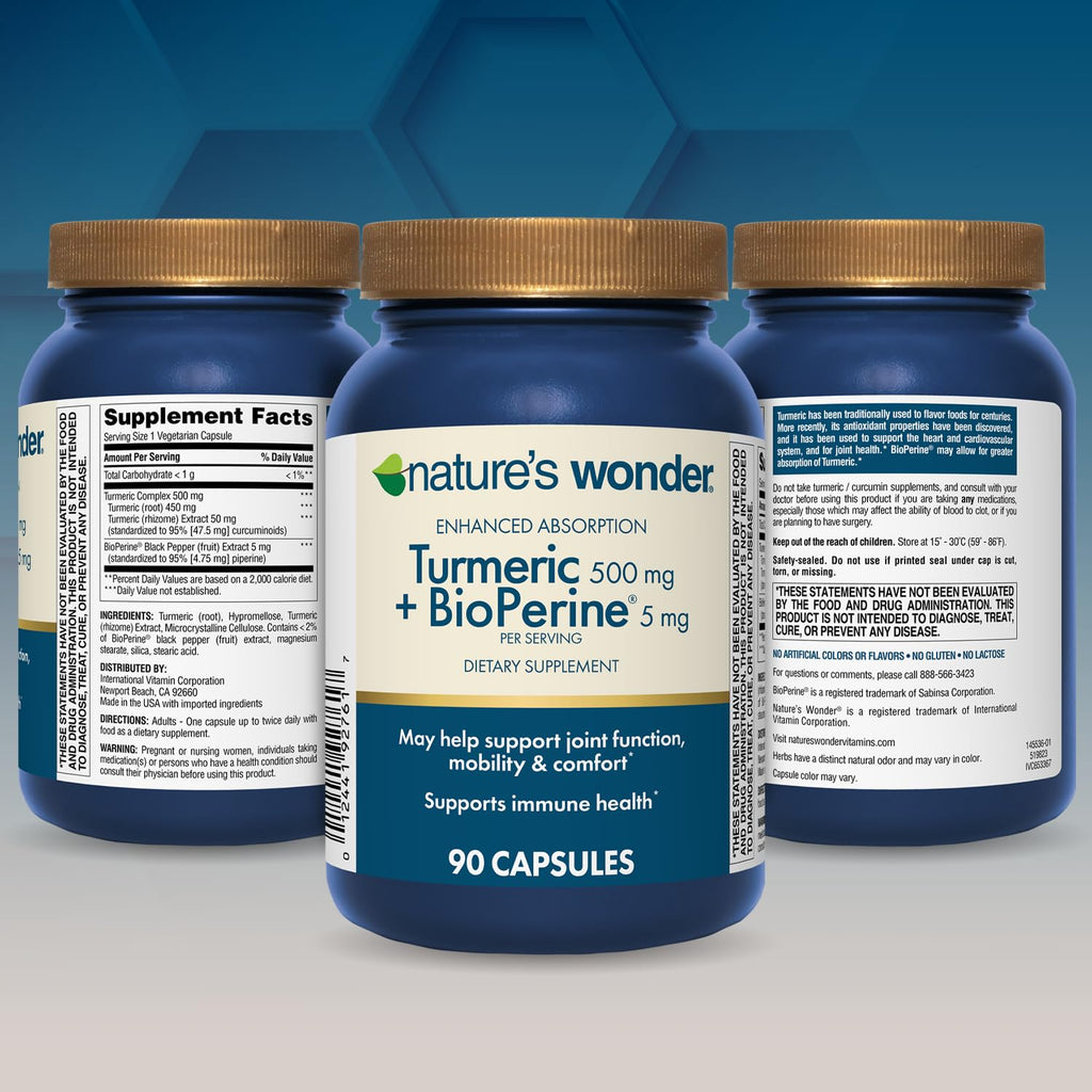 Nature's Wonder turmeric for natural vitality