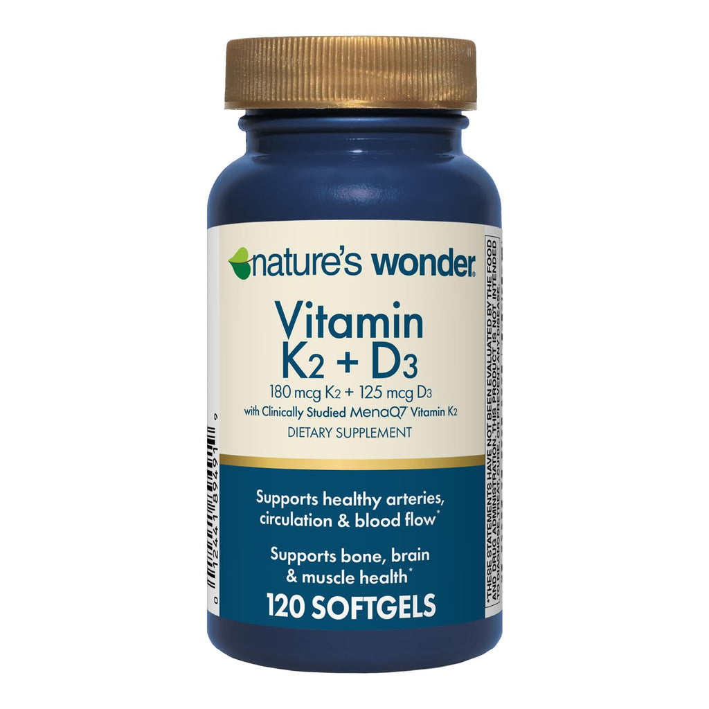 Nature's Wonder vitamin K2 softgels