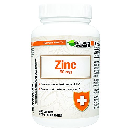 Nature's Wonder zinc supplement for immunity