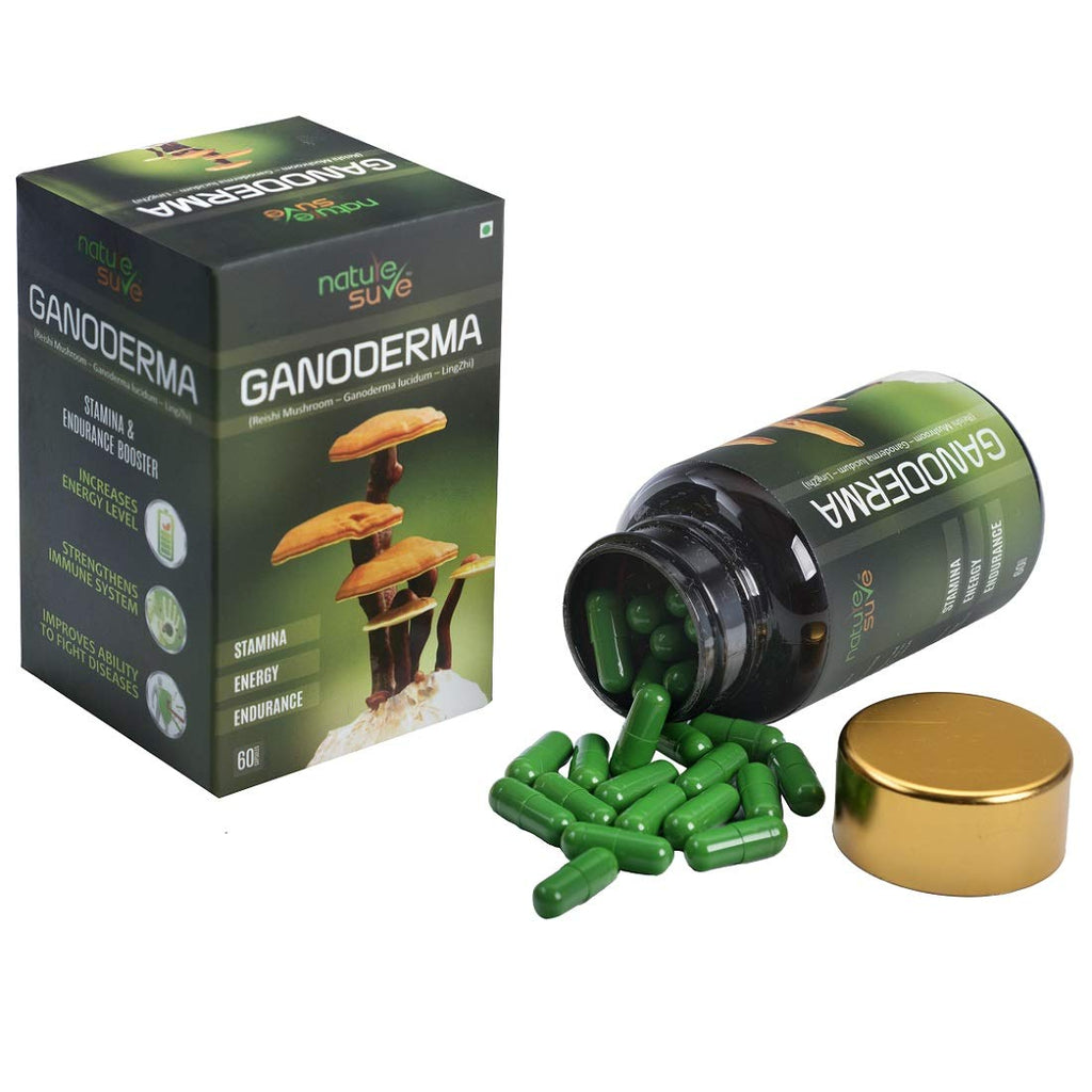 Nature Sure mushroom supplement capsules