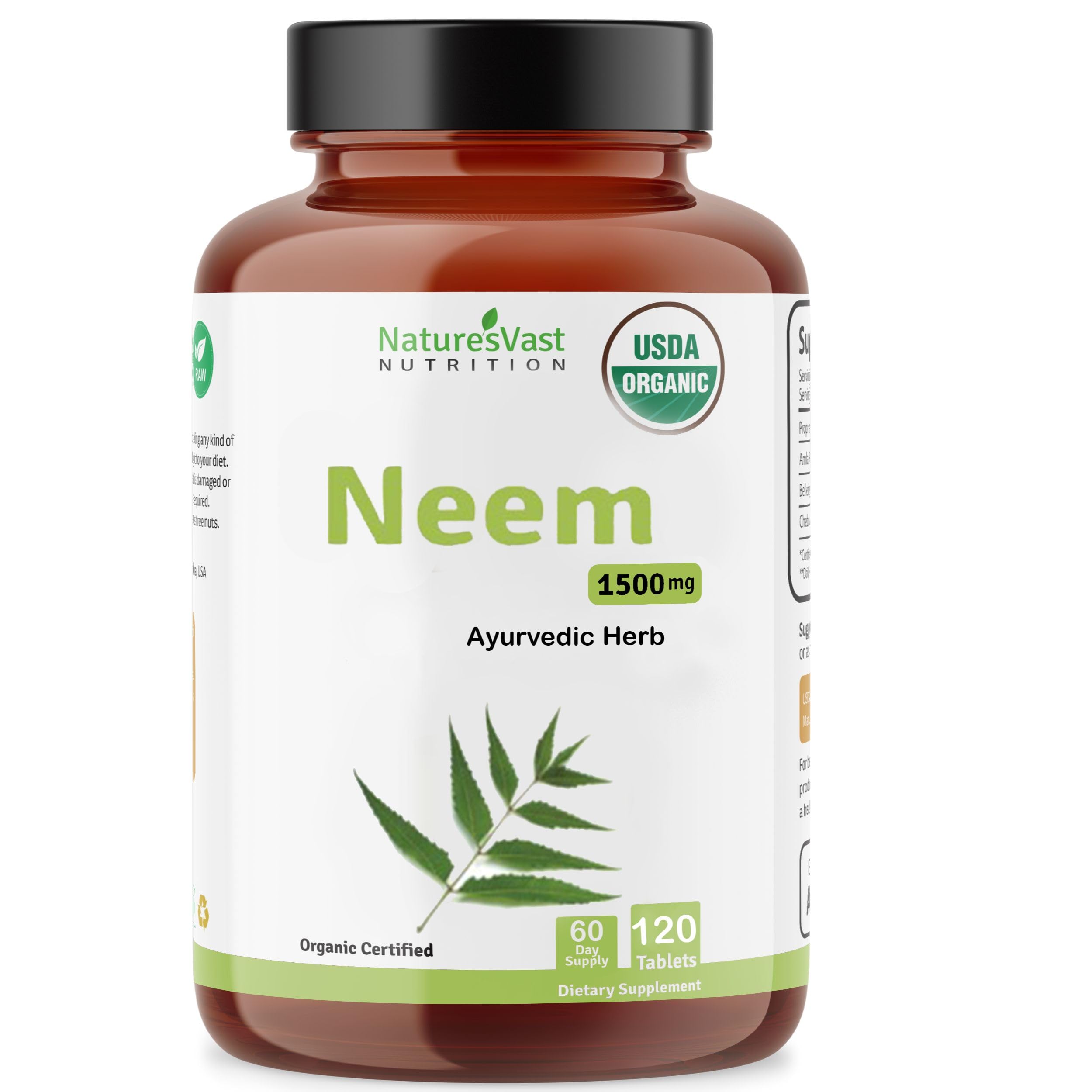 Nature'sVast neem tablets for skin health