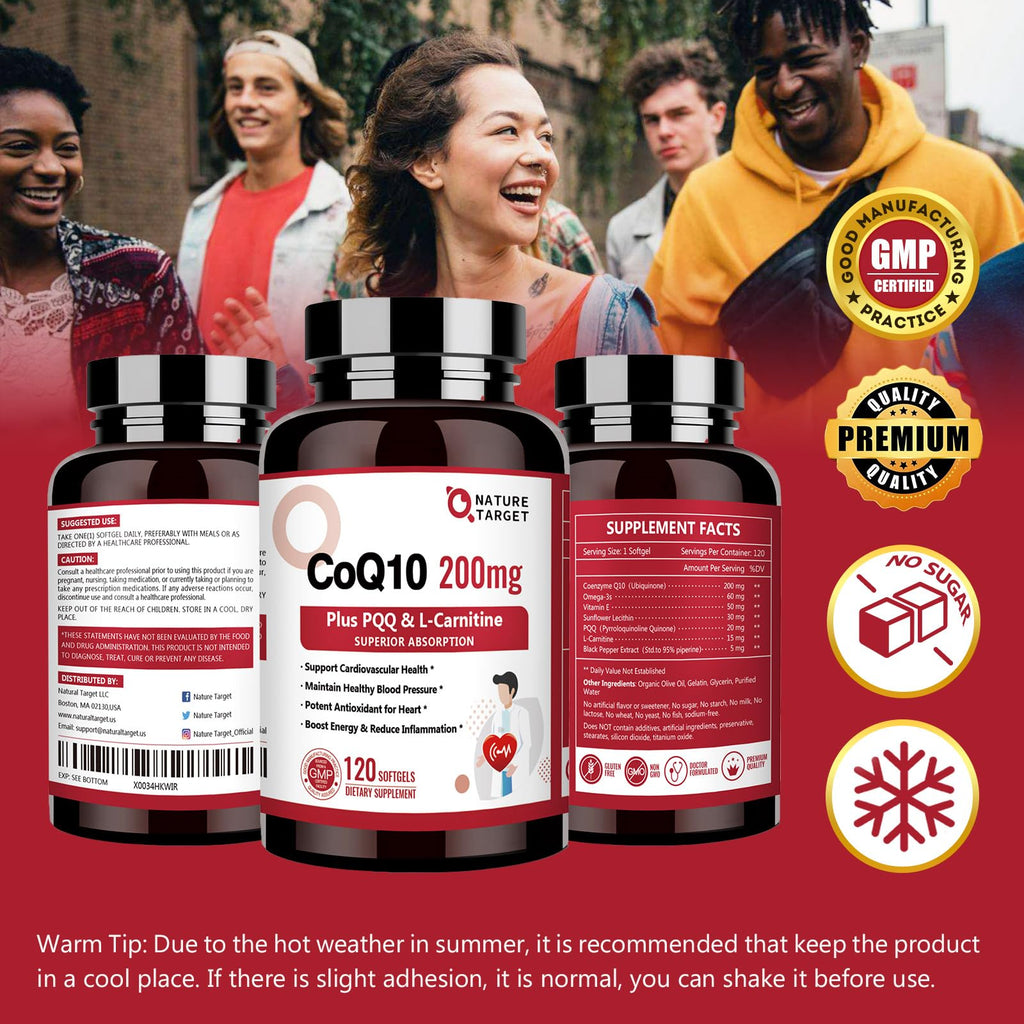 NATURE TARGET coq10 for active lifestyle