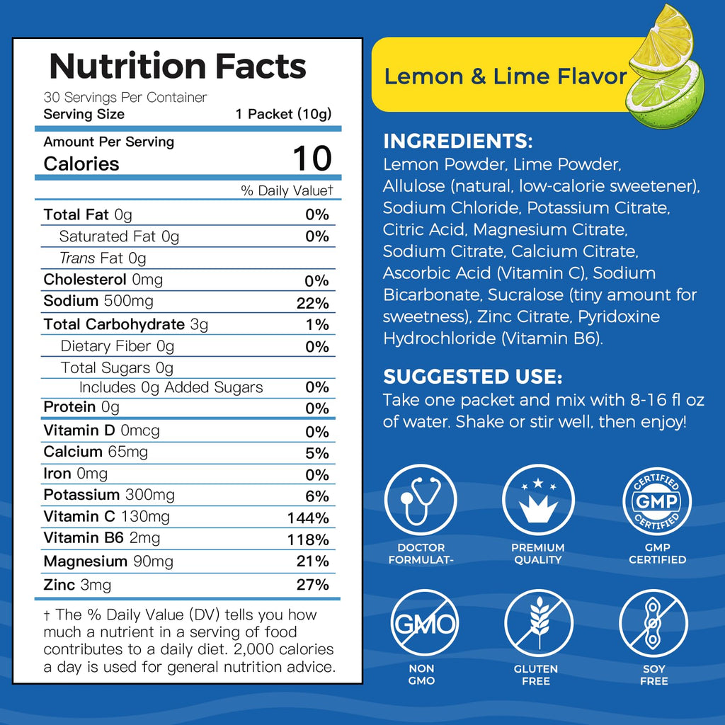 NATURE TARGET electrolyte packets for sports performance