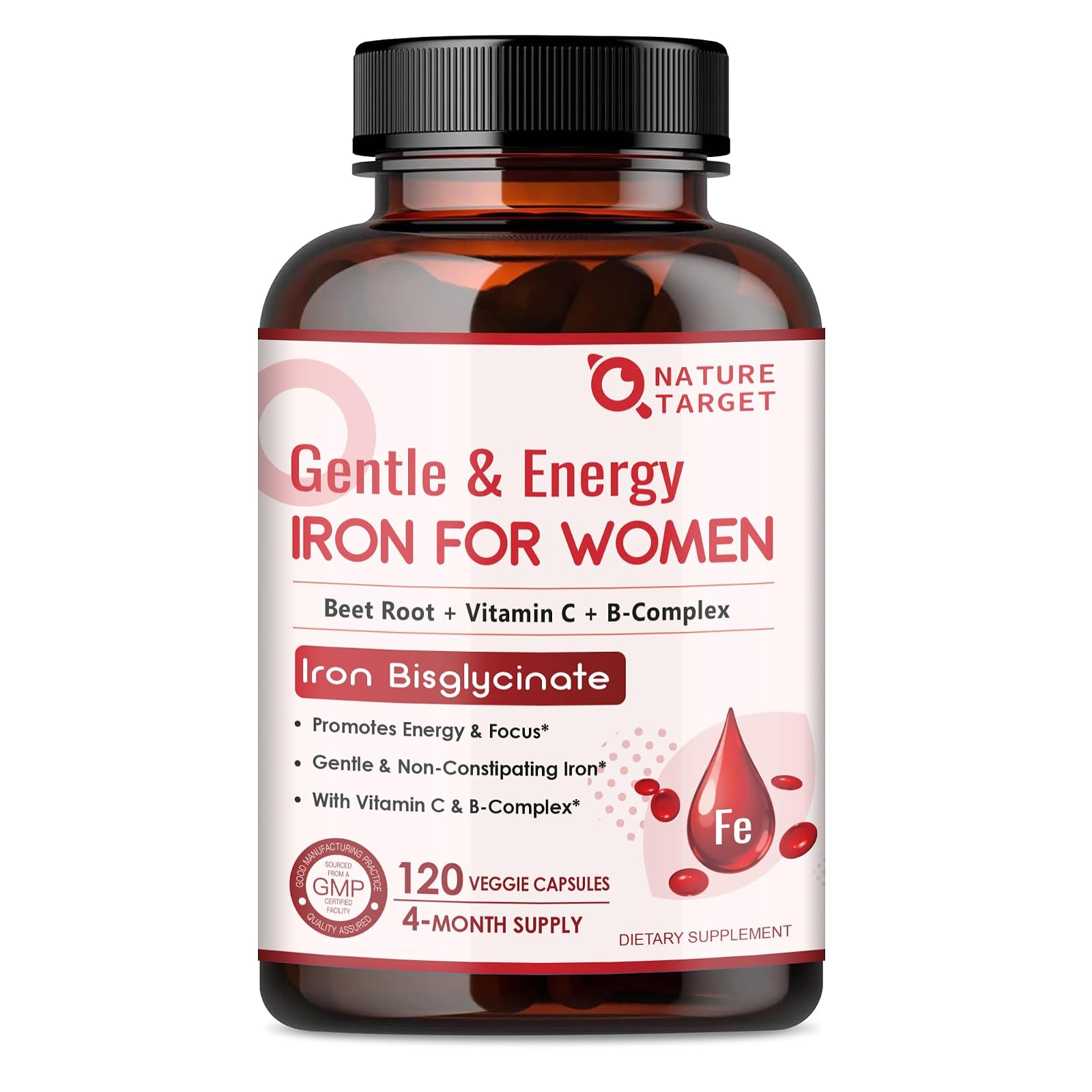 Nature Target Iron Bisglycinate supplement