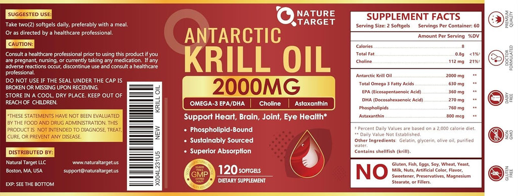 NATURE TARGET krill oil for wellness