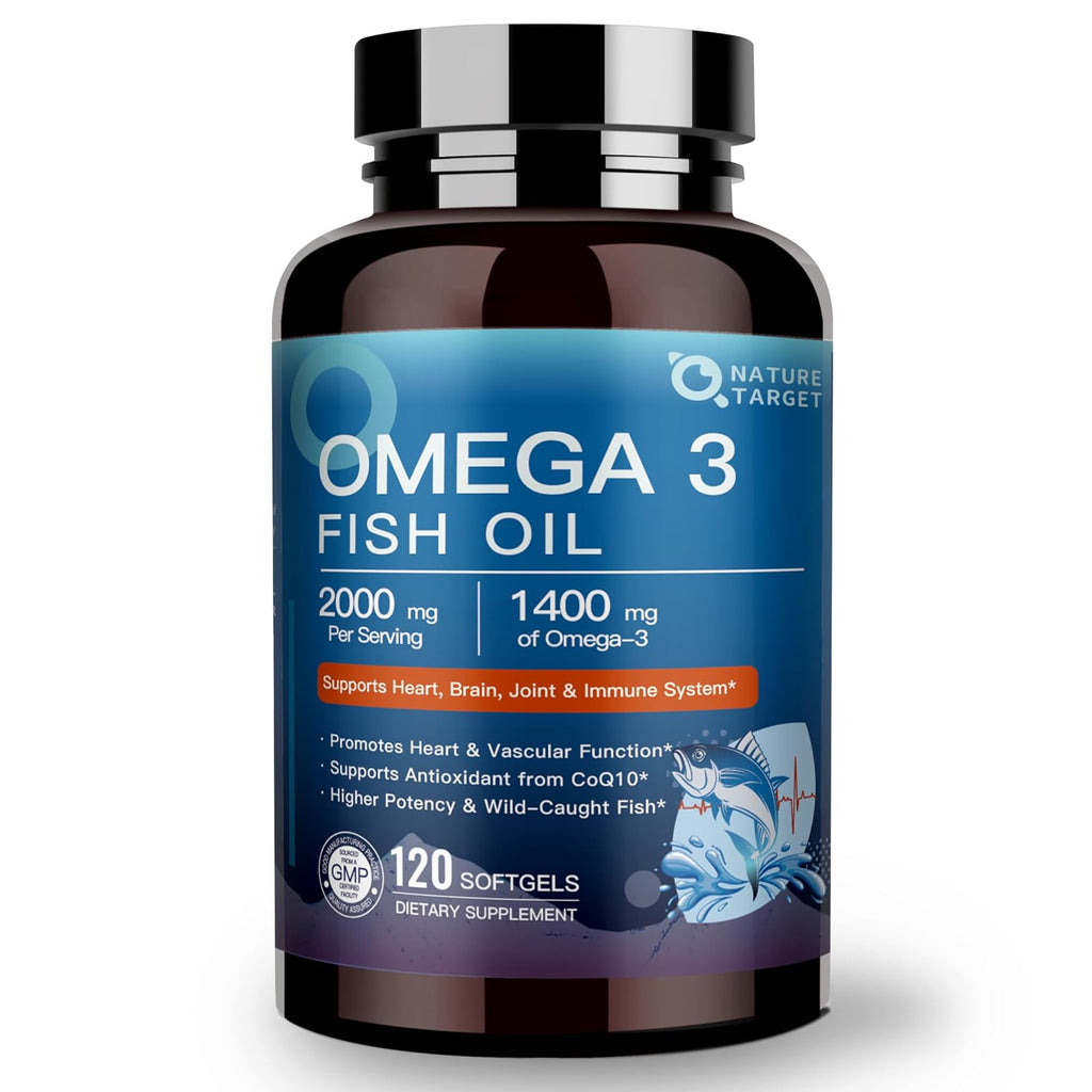 NATURE TARGET Omega 3 fish oil softgels