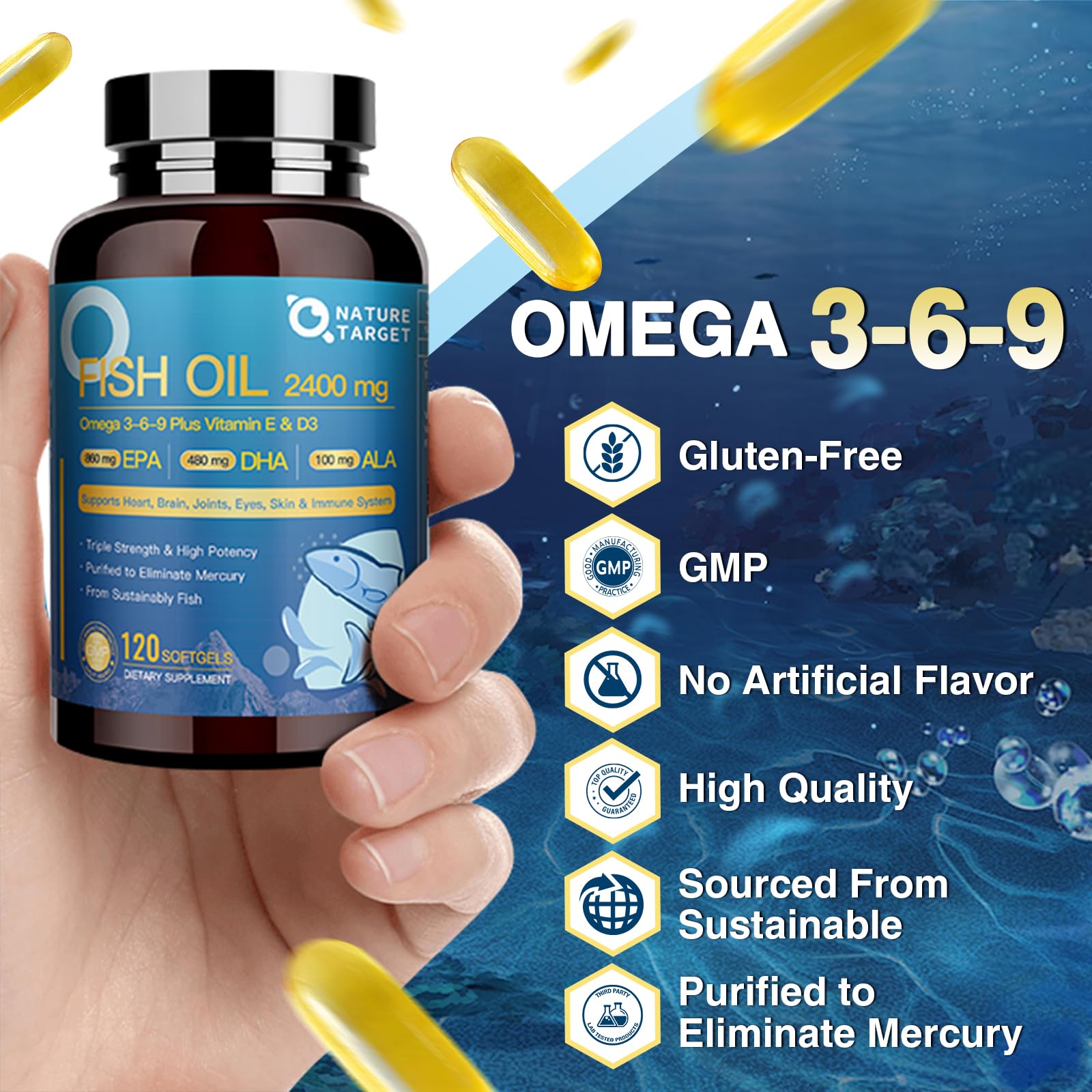 NATURE TARGET omega 3 for joint support