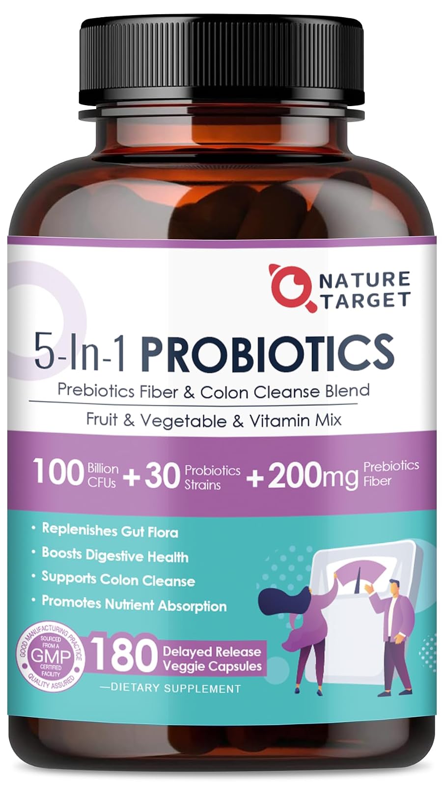 NATURE TARGET probiotics for digestive health