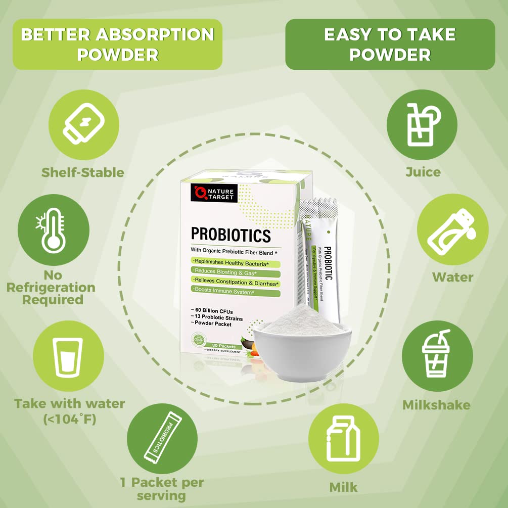 NATURE TARGET probiotics for overall wellness