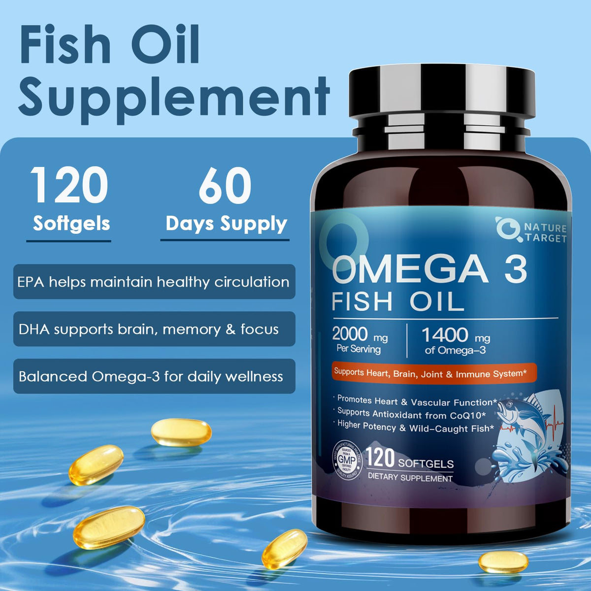 NATURE TARGET softgels for heart health