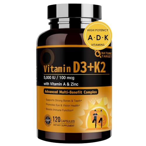 NATURE TARGET vitamin D3 K2 benefits