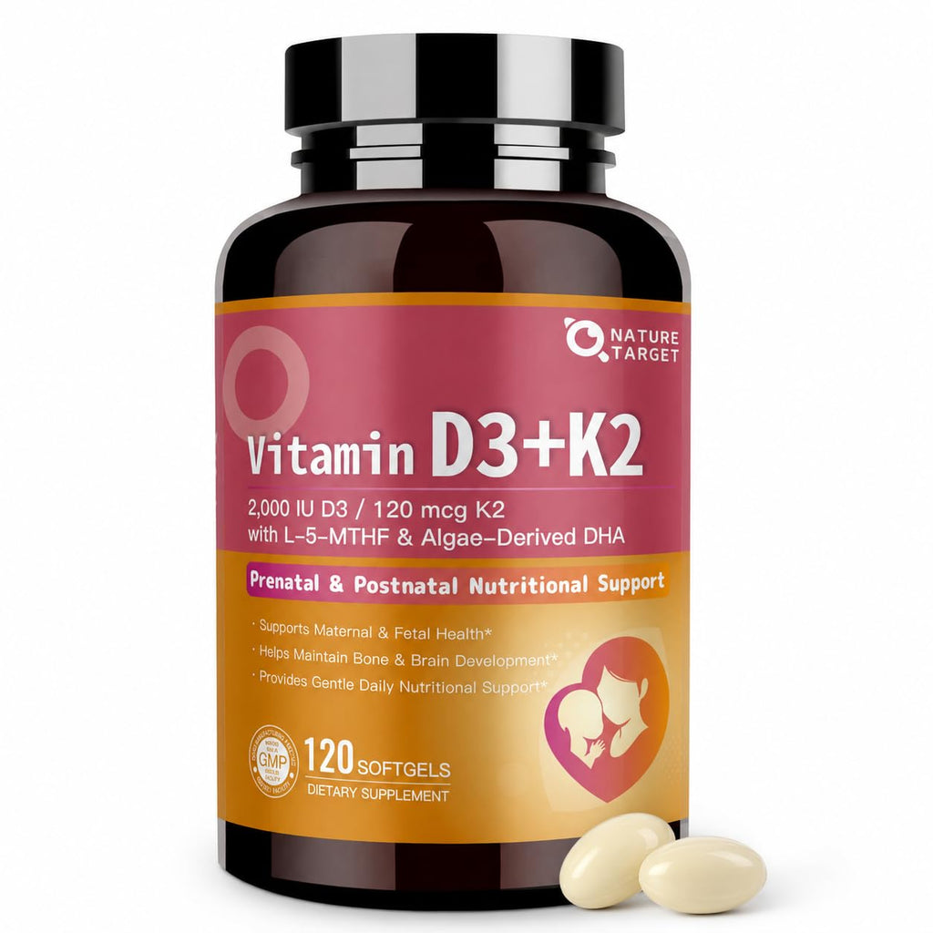 NATURE TARGET Vitamin D3 K2 benefits