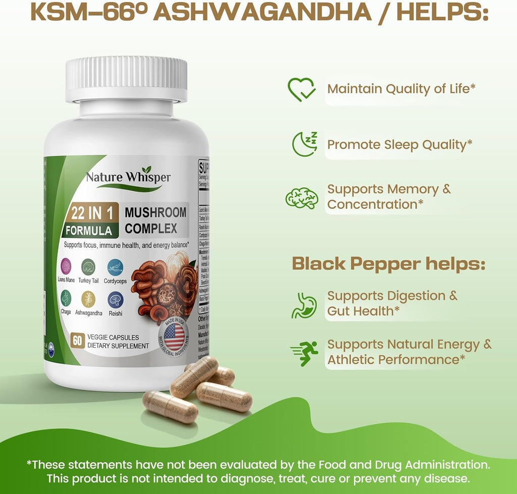 Nature Whisper Lion's Mane capsules