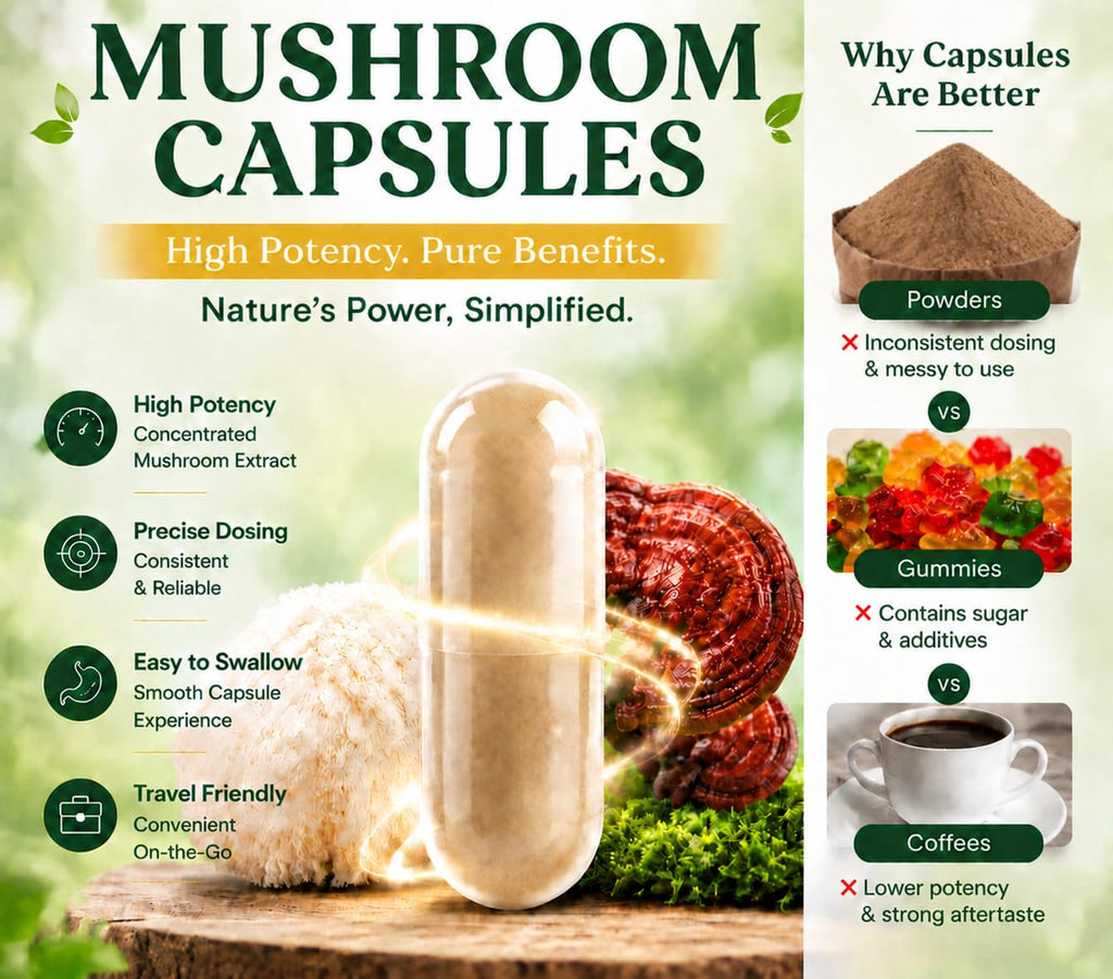 Nature Whisper mushroom supplement benefits