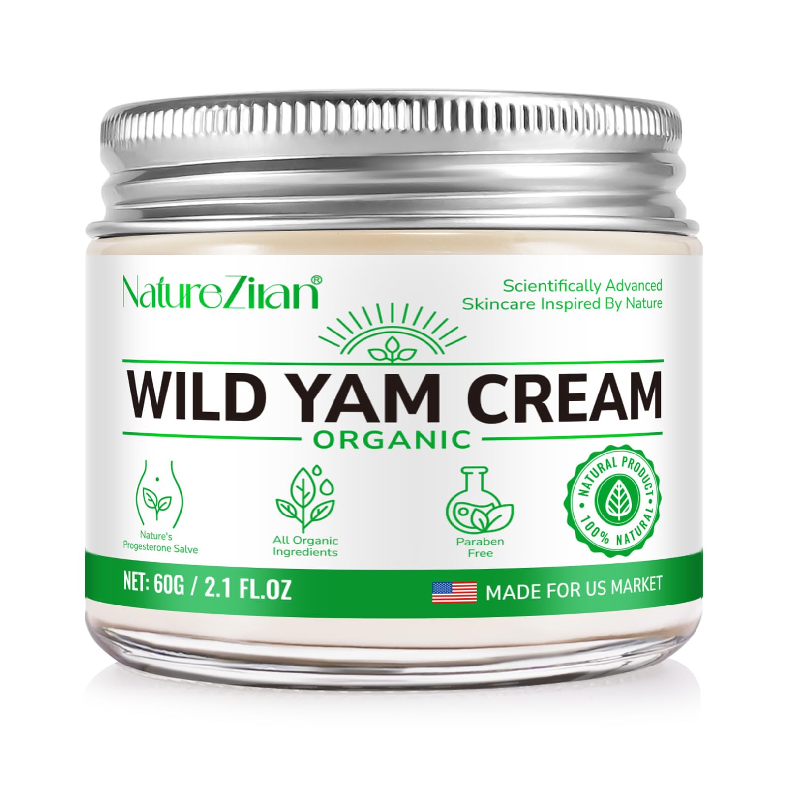 NATURE ZIRAN Wild Yam Cream for menopause relief