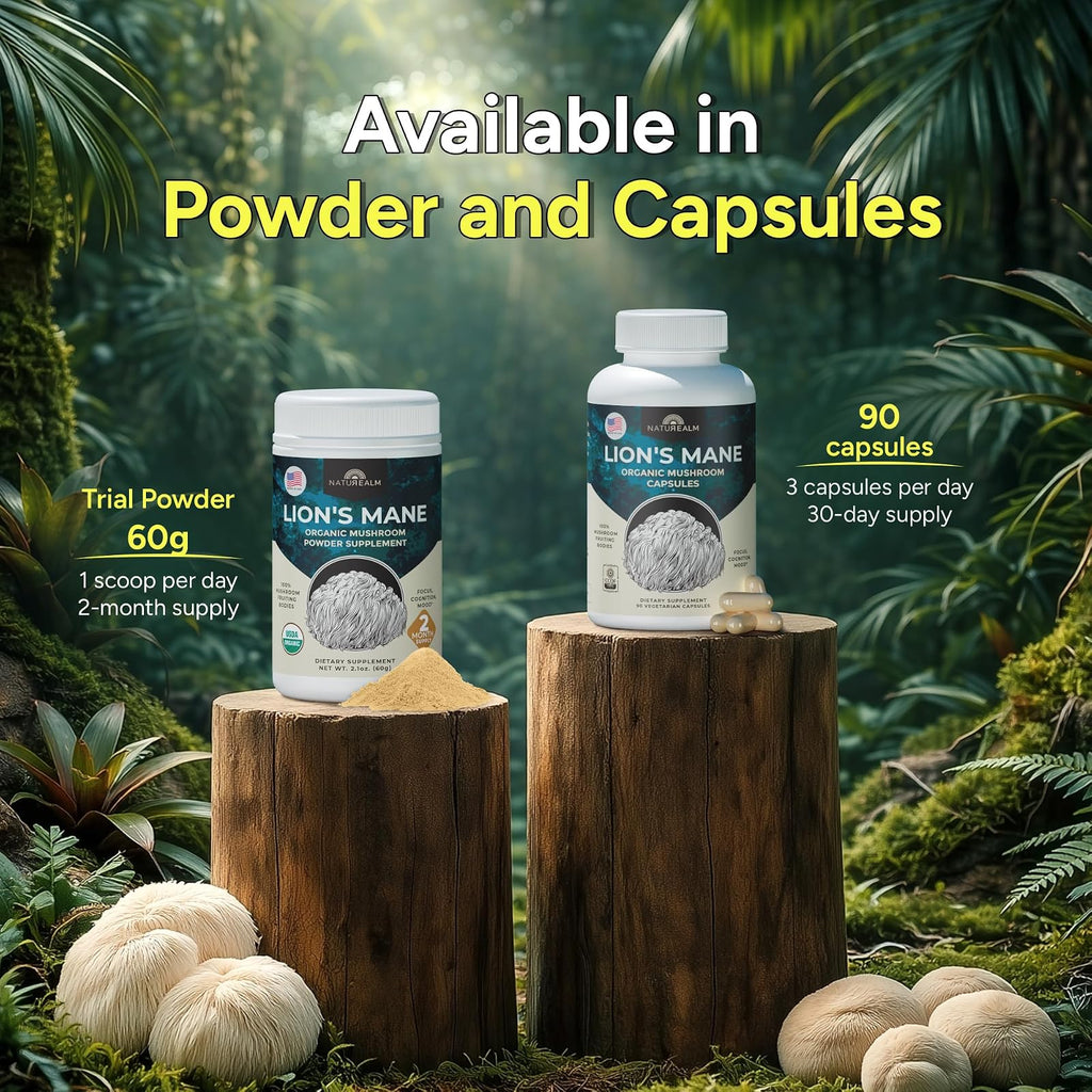 Naturealm lion's mane for overall health
