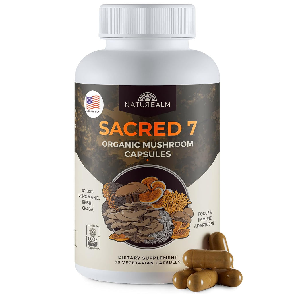 Naturealm mushroom supplement for wellness