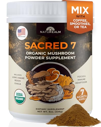 Naturealm organic mushroom powder benefits