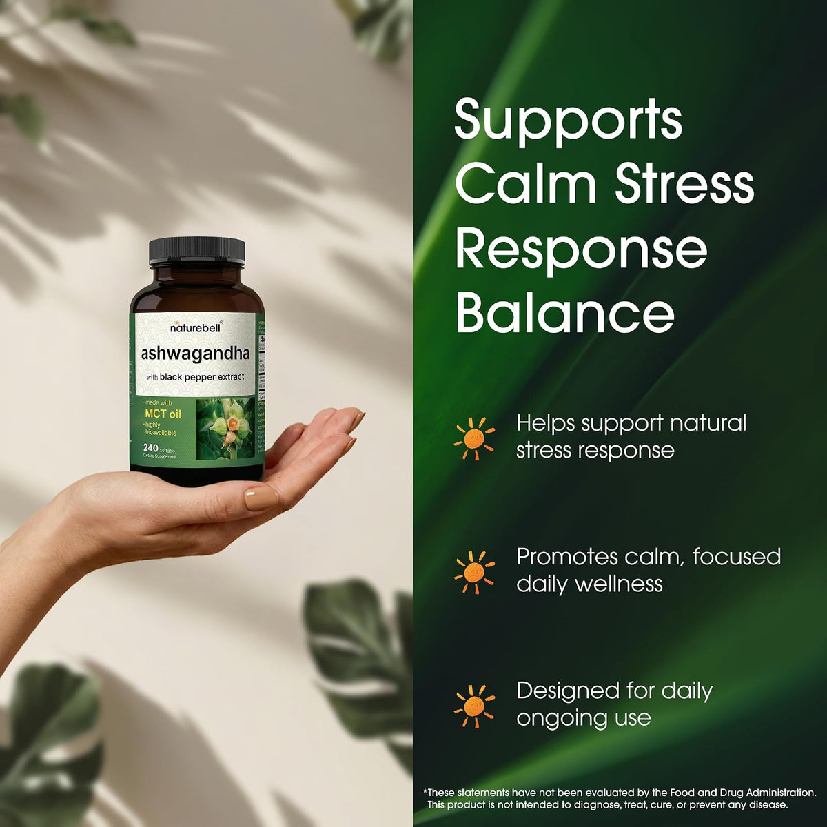 NatureBell Ashwagandha for better sleep