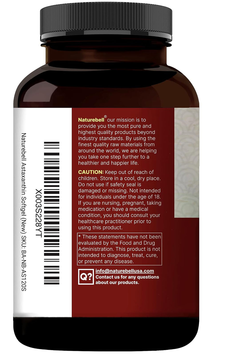 NatureBell Astaxanthin 240 softgels value pack