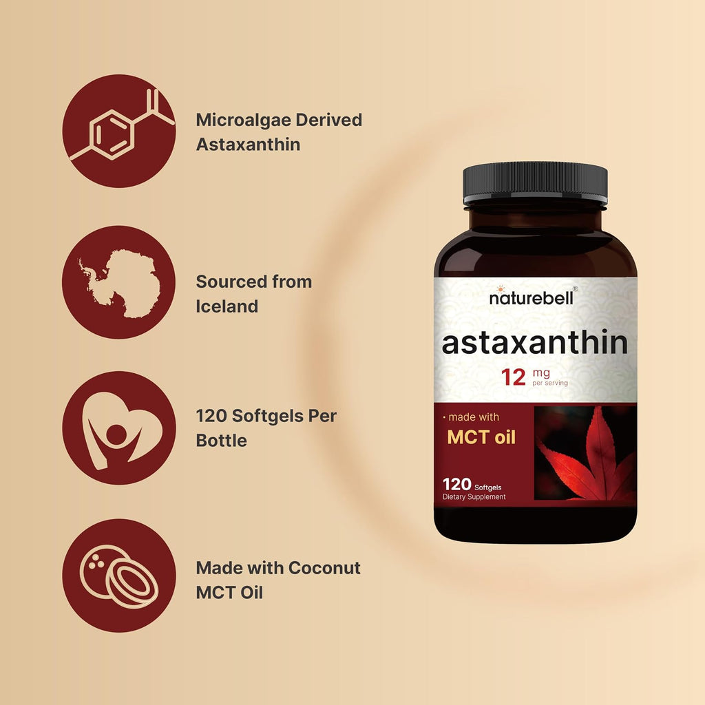 NatureBell Astaxanthin promotes eye wellness