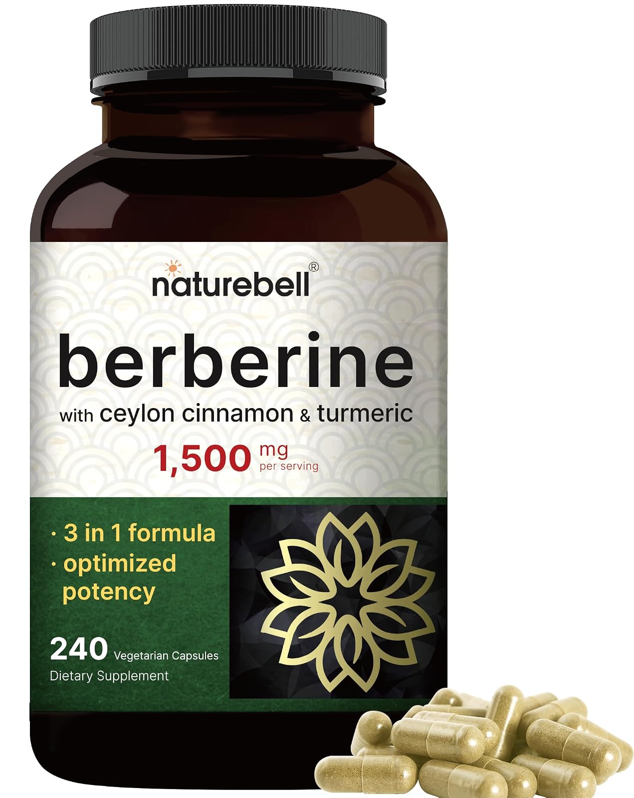 NatureBell berberine veggie capsules