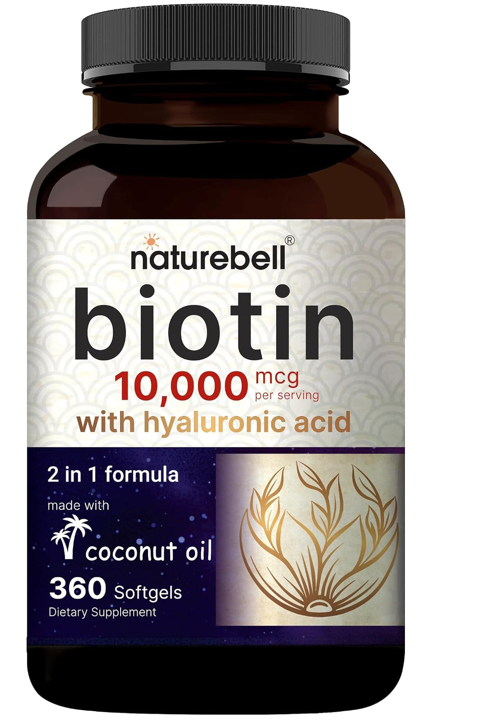 NatureBell biotin softgels for hair growth