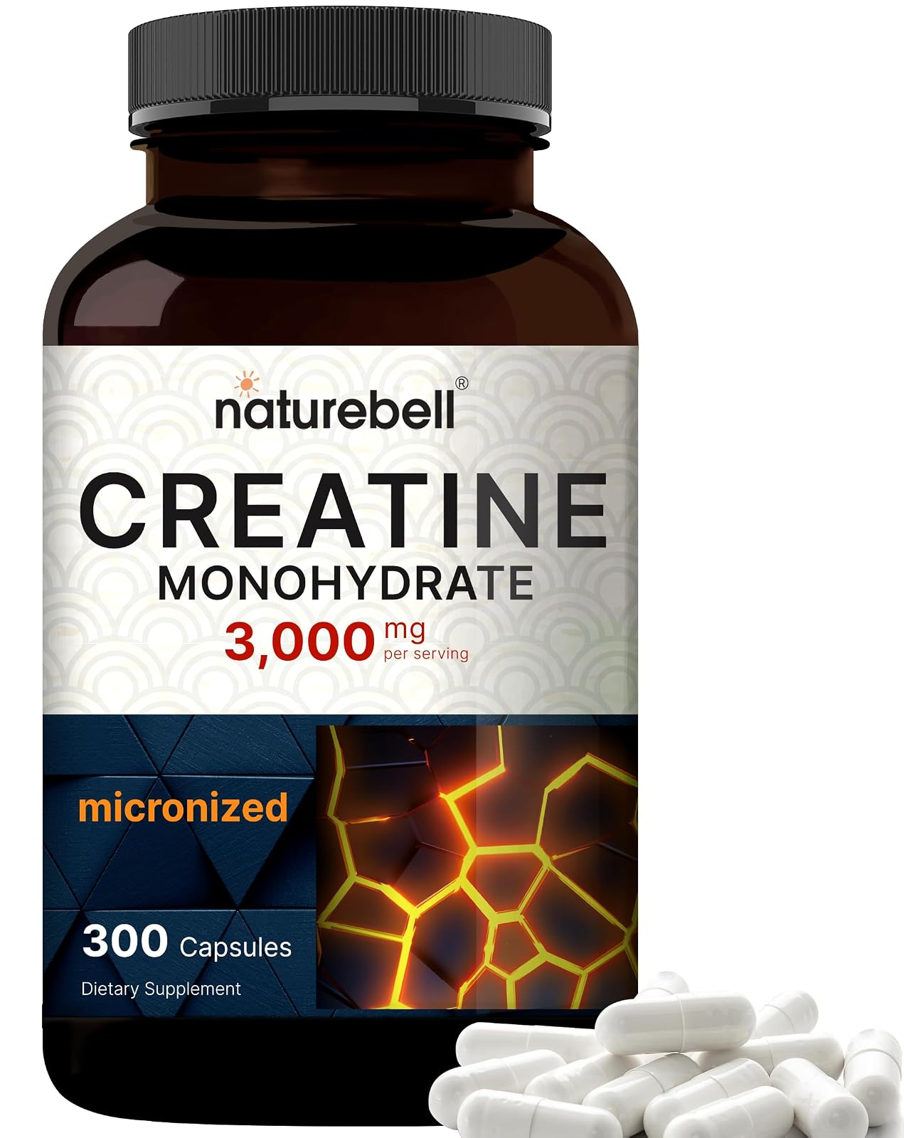 NatureBell creatine monohydrate capsules