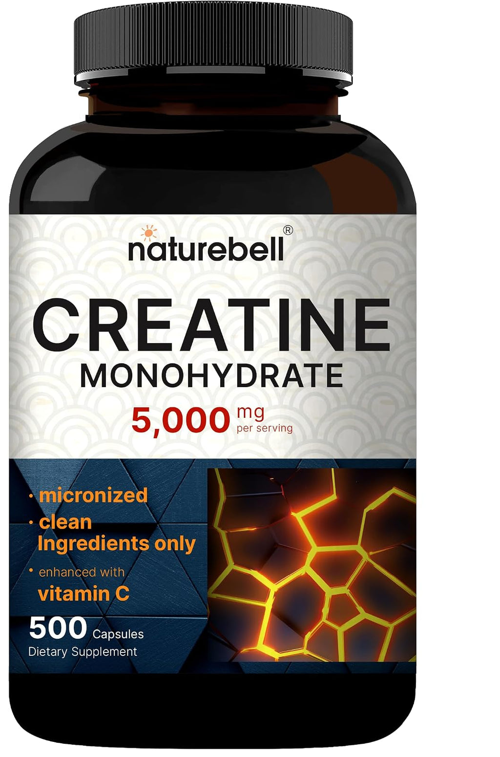 NatureBell creatine monohydrate capsules